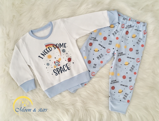 Pidžama za bebe 27, MOON & STARS