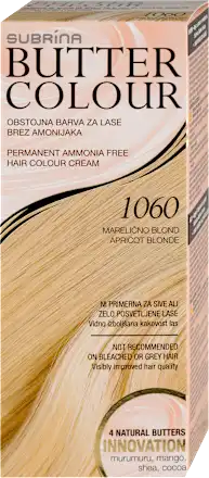 SUBRiNA
BUTTER COLOUR boja za kosu - 1060 kajsijasto plava, 1 kom