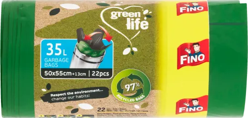 FINO
green life kese za smeće, 35l, 22 kom