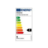 LED SIJALICA 8W 220V E27 R63 5000K