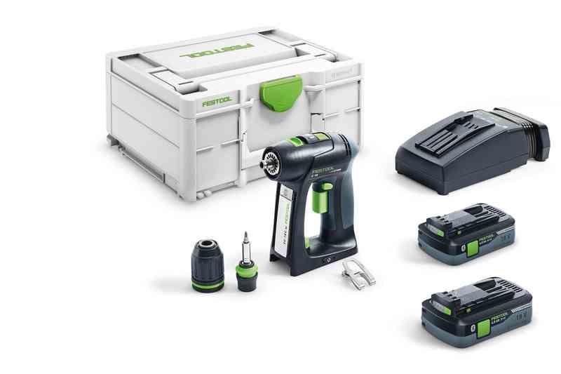 Festool akumulatorska bušilica odvijač C 18 HPC 4,0 I-Plus (576435)