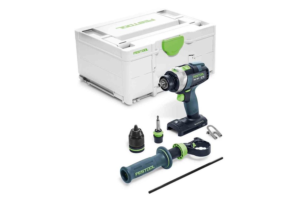 Festool akumulatorska bušilica odvijač QUADRIVE TPC 18/4 I-Basic (575604)