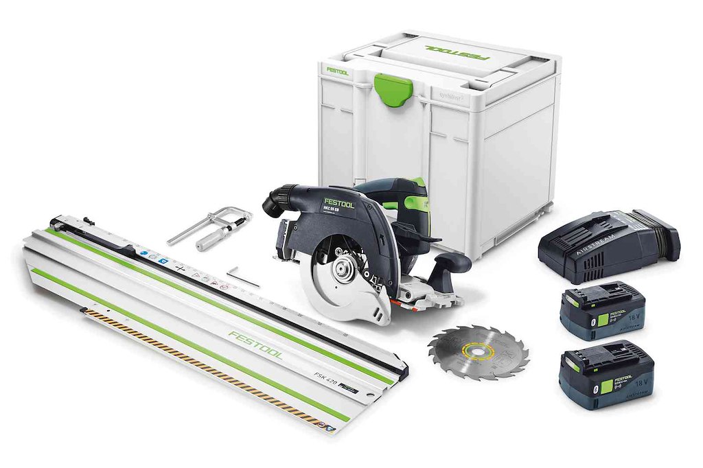 Festool akumulatorska ručna kružna testera HKC 55 5,0 EBI-Set-FSK 420 (577675)