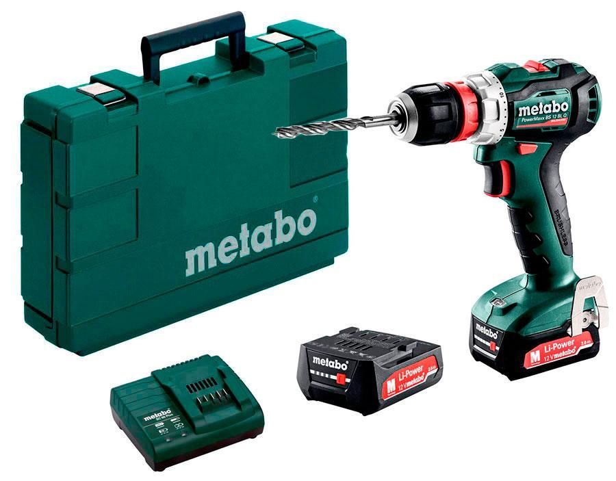 Metabo akumulatorska bušilica odvijač PowerMaxx BS 12 BL Q (601039500)