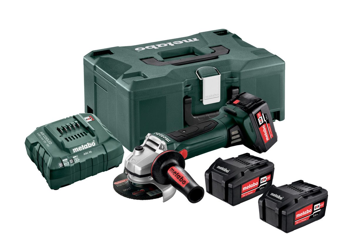 Metabo akumulatorska ugaona brusilica W 18 LTX 125 Quick set (602174960)