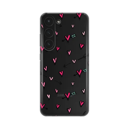 Silikonska futrola - maska print Skin za Samsung S911B Galaxy S23 Heart Pattern