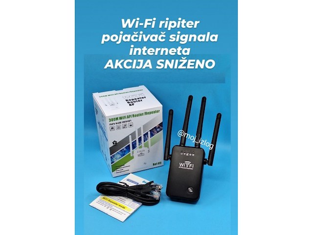 Wi-Fi Repeater WiFi Ripiter pojačivač signala interneta
