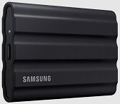 Samsung - Portable SSD 1TB, T7 SHIELD, USB 3.2 Gen.2 (10Gbps), Rugged, [Sequential Read/Write : Up to 1,050MB/sec /Up to 1,000 MB/sec], Black