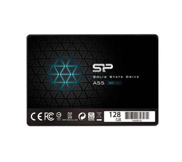 Silicon Power - 2.5`` 128GB SSD, SATA III, A55, TLC, Read up to 460MB/s, Write up to 360MB/s