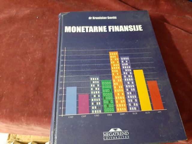 1 Monetarne finansije - Krunoslav Sovtić + posveta