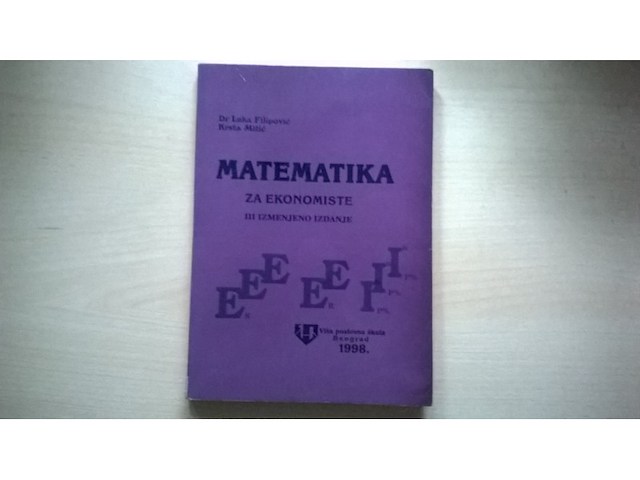 MATEMATIKA za ekonomiste