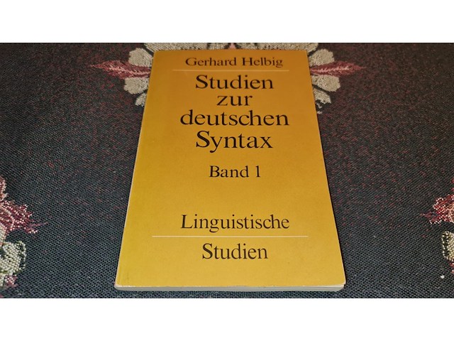 Studien zur deutschen syntax Band 1