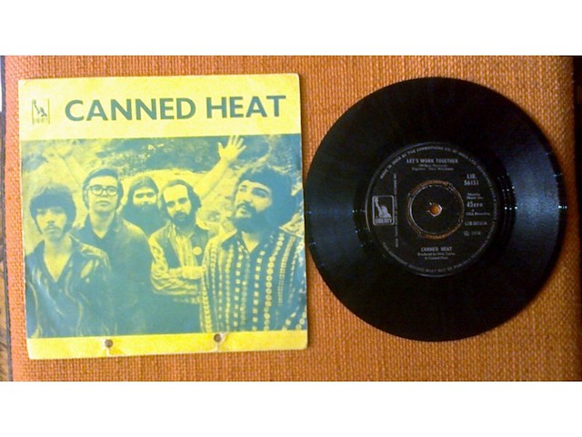CANNED HEAT - Let`s Work Together (singl) Made in India