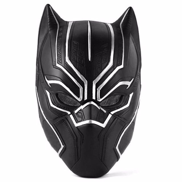 Black panther maska sa svetlećim očima! Wakanda forever!