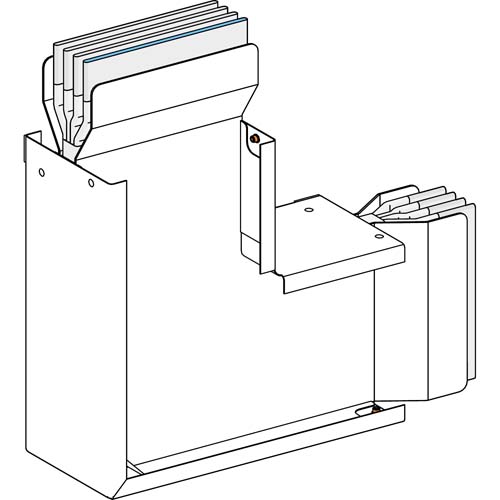 SE Edgewise elbow Canalis KTA aluminium 1250A 3L+N+PE 1 made to measure short branch fire rated