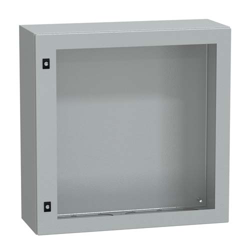 SE Spacial CRN tspt door w/o mount.plate. H800xW800xD300 IP66 IK08 RAL7035