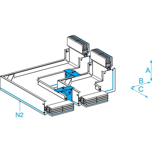 SE CANALIS KT 4X5000AL FLAT EDGEWISE N2