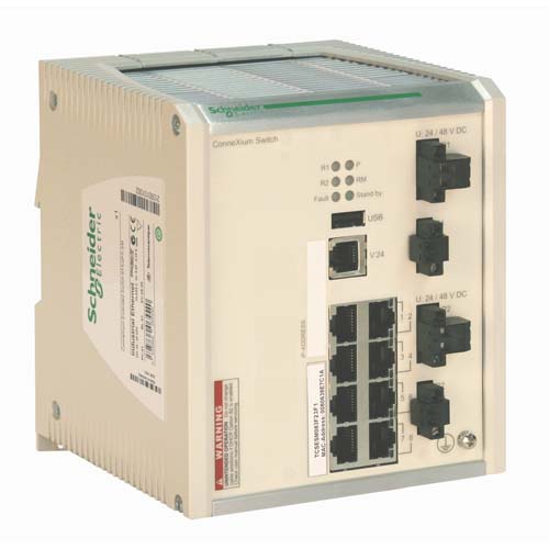 SE ConneXium Extended Managed Switch – 8 ports for copper