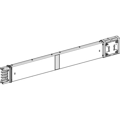 SE Horizontal transport length Canalis KSA400 aluminium 400A fire barrier made to measure 0.8-1.9m 3L+N+PE RAL9001