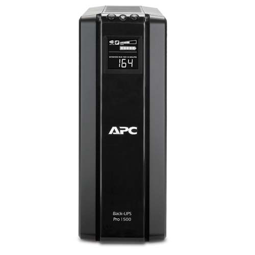 SE APC Back-UPS Pro 1500VA/865W Tower 230V 6x CEE 7/7 Schuko outlets Sine Wave AVR LCD User Replaceable Battery
