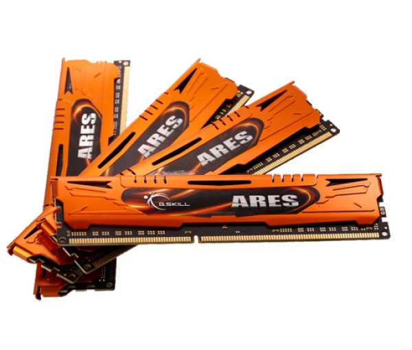 G.SKILL Ares DDR3 1600MHz CL9 16GB Kit4 (4x4GB) Intel XMP Orange