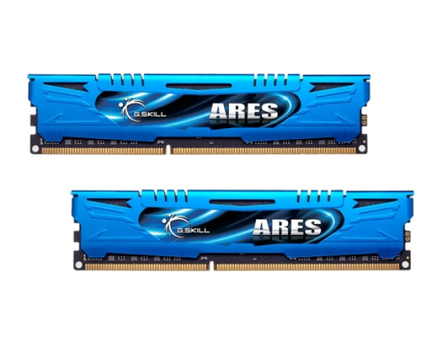 G.SKILL Ares DDR3 2400MHz CL11 16GB Kit4 (4x4GB) Intel XMP Blue