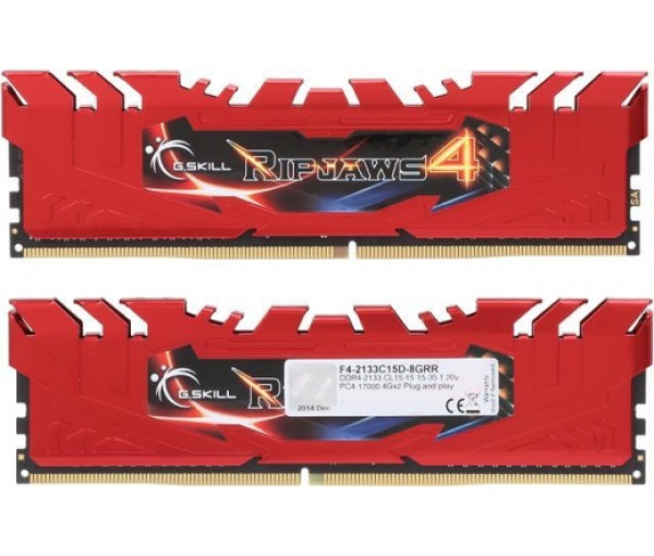 G.SKILL Ripjaws V DDR4 2666MHz CL19 32GB Kit2 (2x16GB) Intel XMP Red