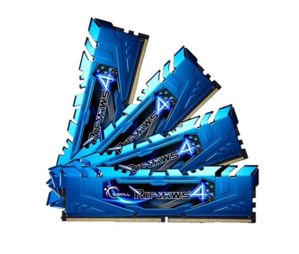 G.SKILL Ripjaws 4 DDR4 2400MHz CL15 32GB Kit4 (4x8GB) Blue