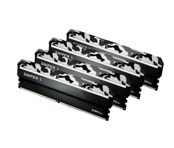 G.SKILL Sniper X DDR4 3200MHz CL16 32GB Kit4 (4x8GB) Intel XMP Urban Camo