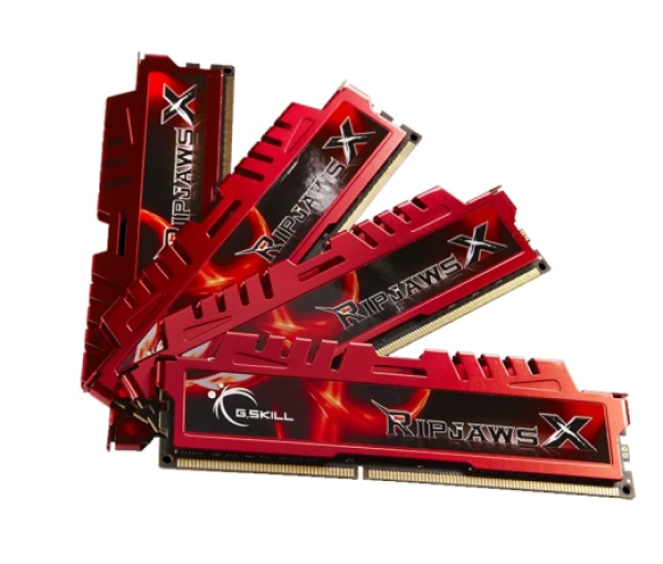 G.SKILL RipjawsX DDR3 1866MHz CL10 32GB Kit4 (4x8GB) Intel XMP Red