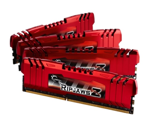 G.SKILL RipjawsZ DDR3 1866MHz CL10 32GB Kit4 (4x8GB) Intel XMP Red