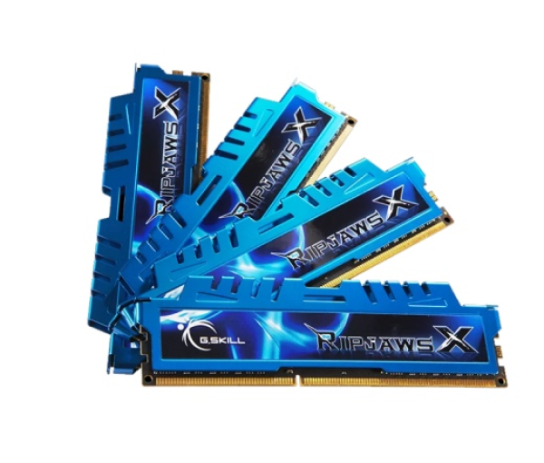 G.SKILL RipjawsX DDR3 2133MHz CL10 32GB Kit4 (4x8GB) Intel XMP Blue
