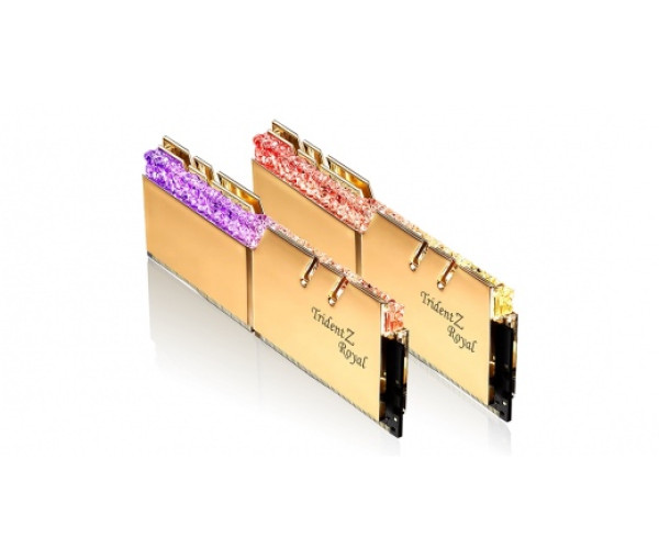 G.SKILL Trident Z Royal DDR4 3600MHz CL19 32GB Kit2 (2x16GB) Intel XMP Gold