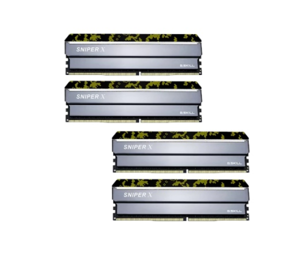 G.SKILL Sniper X DDR4 2400MHz CL17 64GB Kit4 (4x16GB) Intel XMP Digital Camo