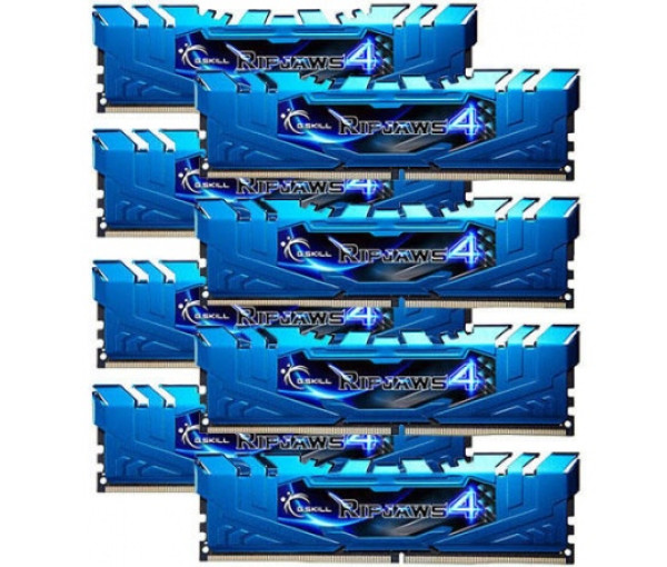 G.SKILL Ripjaws 4 DDR4 2133MHz CL15 64GB Kit8 (8x8GB) Blue