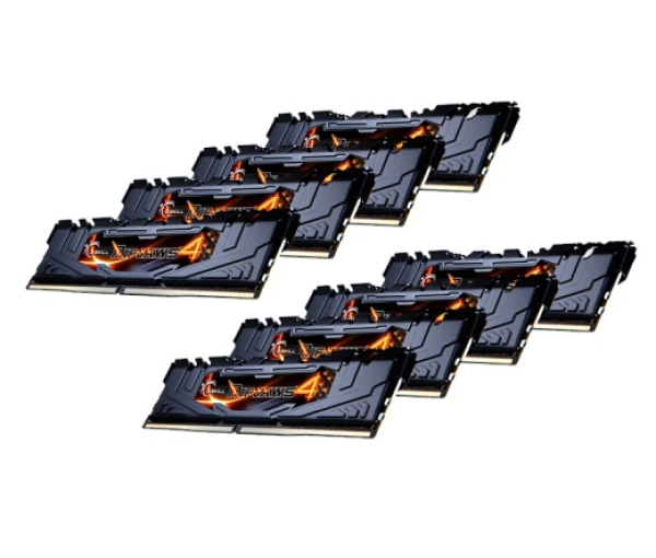 G.SKILL Ripjaws 4 DDR4 2400MHz CL15 64GB Kit8 (8x8GB) Black