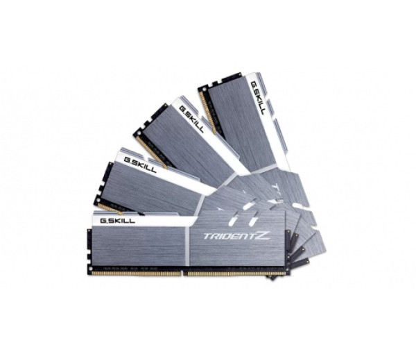 G.SKILL Trident Z DDR4 3200MHz CL16 64GB Kit4 (4x16GB) Intel XMP Silver/White