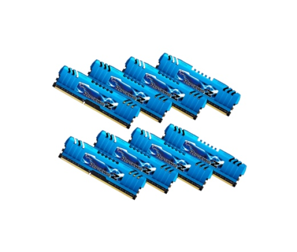 G.SKILL RipjawsZ DDR3 2400Mhz CL11 64GB Kit8 (8x8GB) Intel XMP Blue