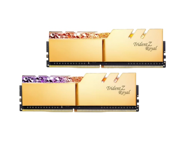 G.SKILL Trident Z Royal DDR4 4000MHz CL18 64GB Kit2 (2x32GB) Intel XMP Gold