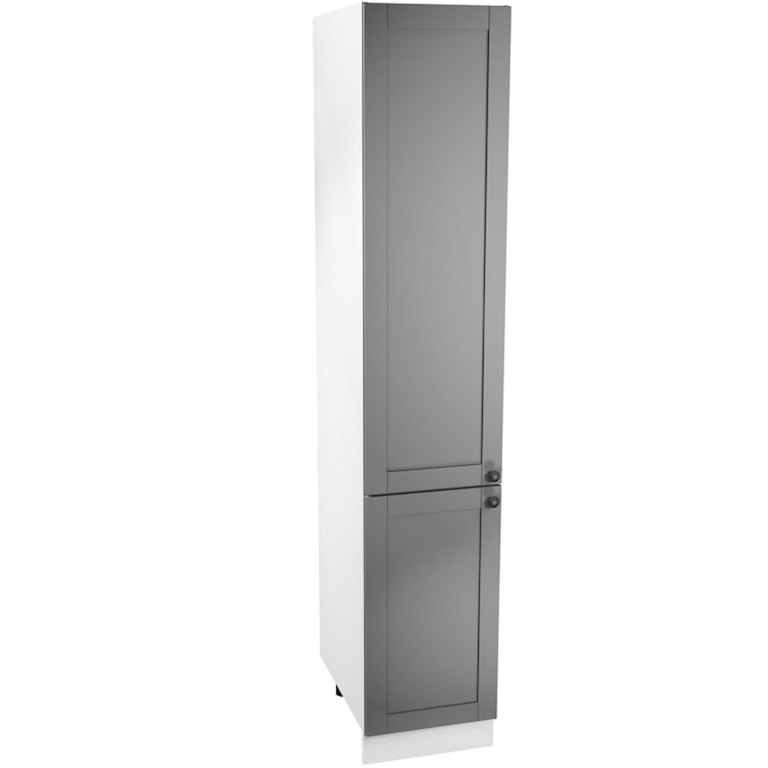 Linea D40SP kuhinjski element 2 vrata siva/bela