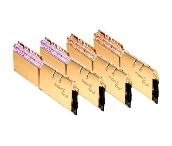 G.SKILL Trident Z Royal DDR4 3200MHz CL16 64GB Kit8 (8x8GB) Intel XMP Gold