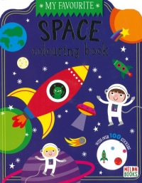 My Favourite Space colouring book