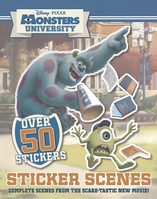 Disney Monsters University Sticker Scene