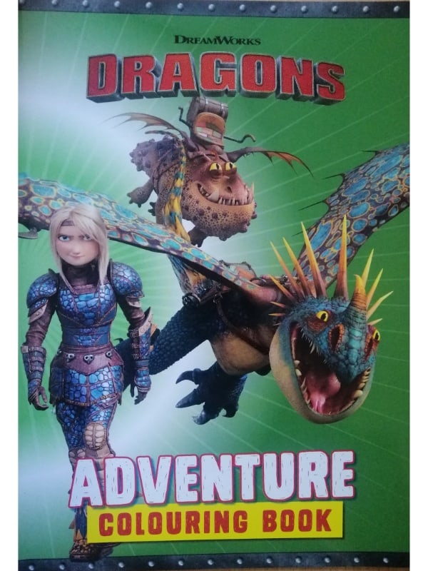 Dragons Adventure Coloring Book