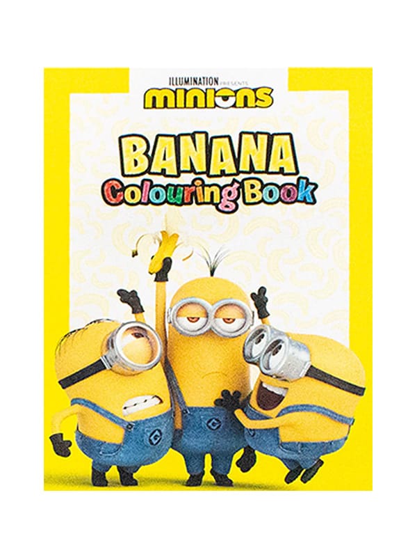 Minions Banana Colouring Book