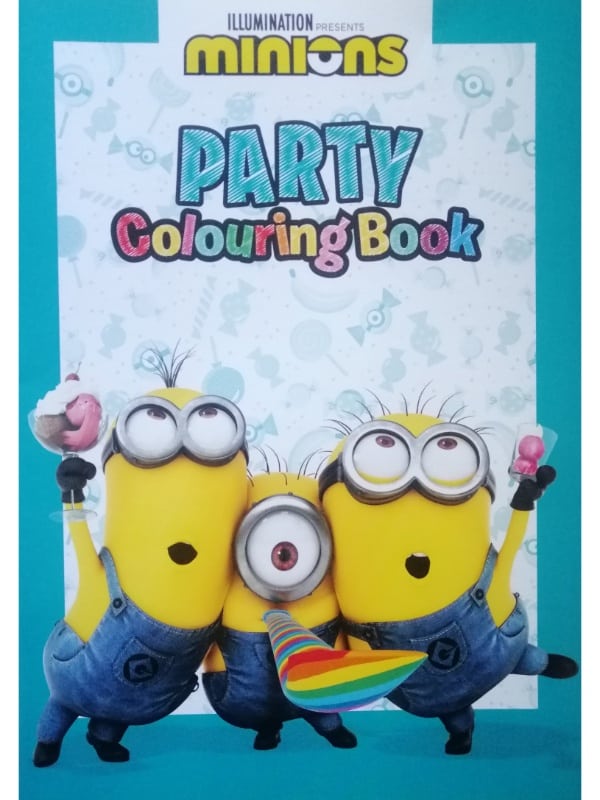 Minions Party Colouring Book