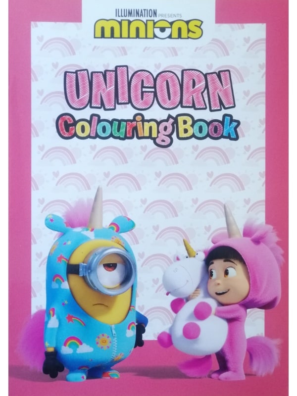 Minions Unicorn Colouring Book