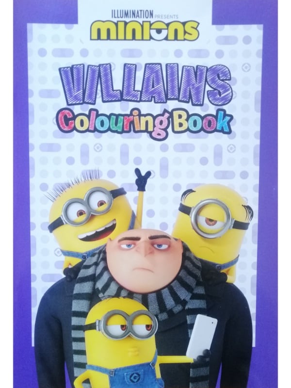 Minions Villains Colouring Book