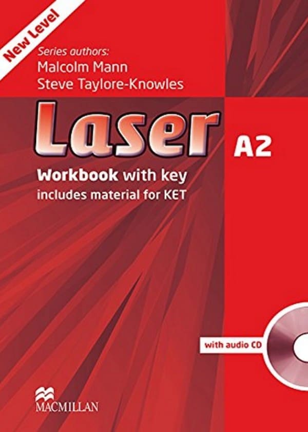 Laser A2 – Workbook with Key + Audio CD Pack