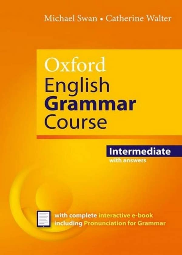 Oxford English Grammar Course Intermediate with Key (includes e-book)-new